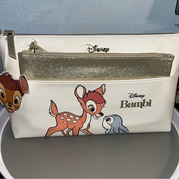 Disney | Bags | Disneys Bambi And Thumper 2in Makeup Bag Nwt | Poshmark